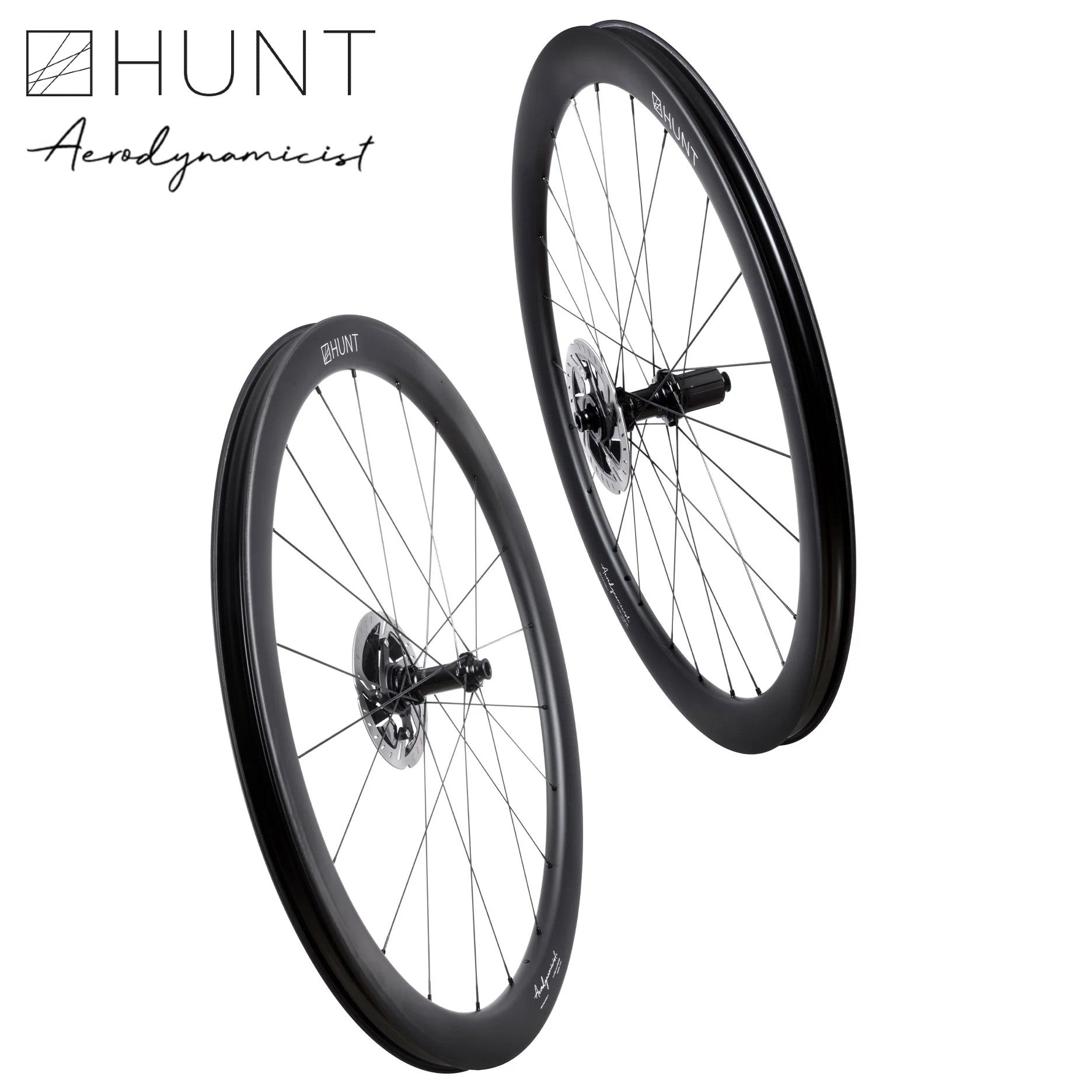 HUNT 44_46 Aerodynamicist Carbon Disc Wheelset TA 1346 grams Ratchet 4 ...