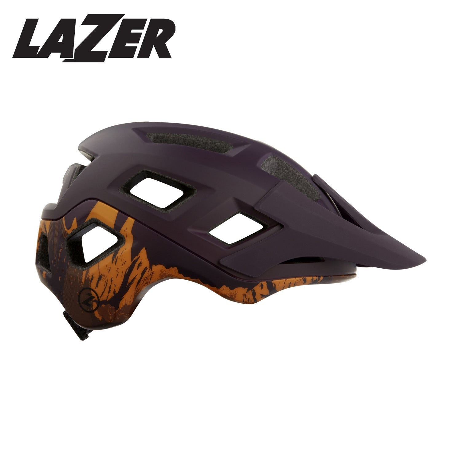 Lazer Coyote MTB Bike Helmet - Matte Mulberry Orange – Supreme Bikes ...