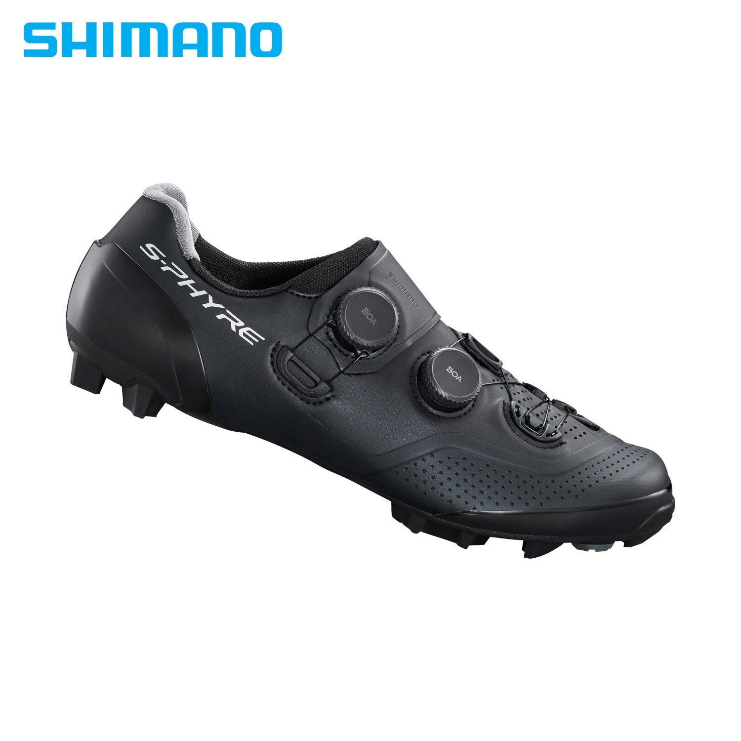 Shimano S-PHYRE SH-XC902 MTB Mountain Bike Shoes, Cleats - Black ...