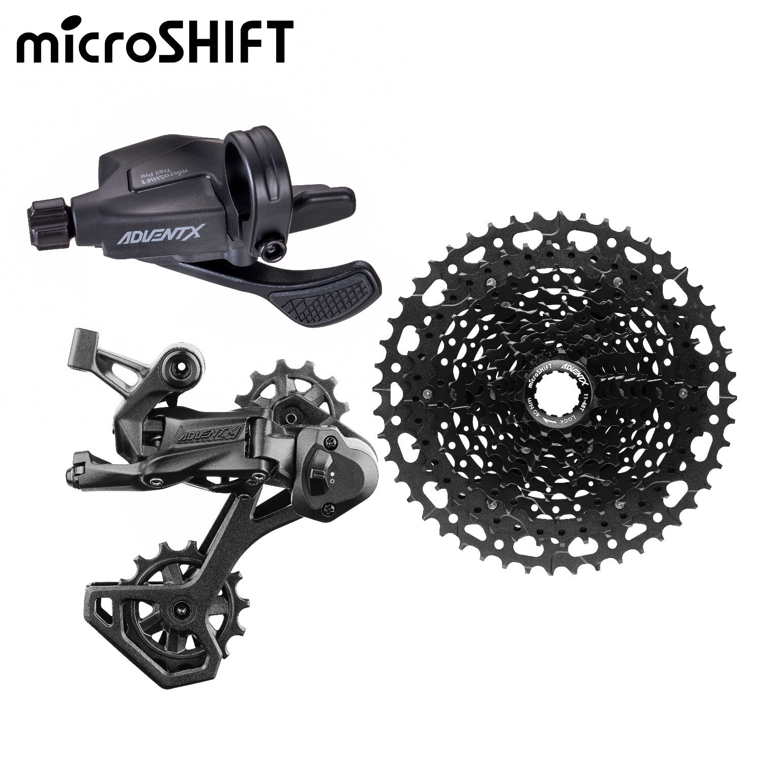 MicroShift AdventX MTB 1x10 Upkit Groupset Trigger Pro Shifter 11-48 1 ...