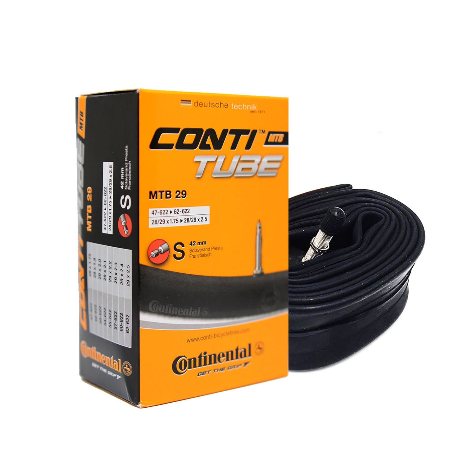 Continental Conti-Tube Inner Tube for MTB Bikes 29 – Supreme Bikes Verdana