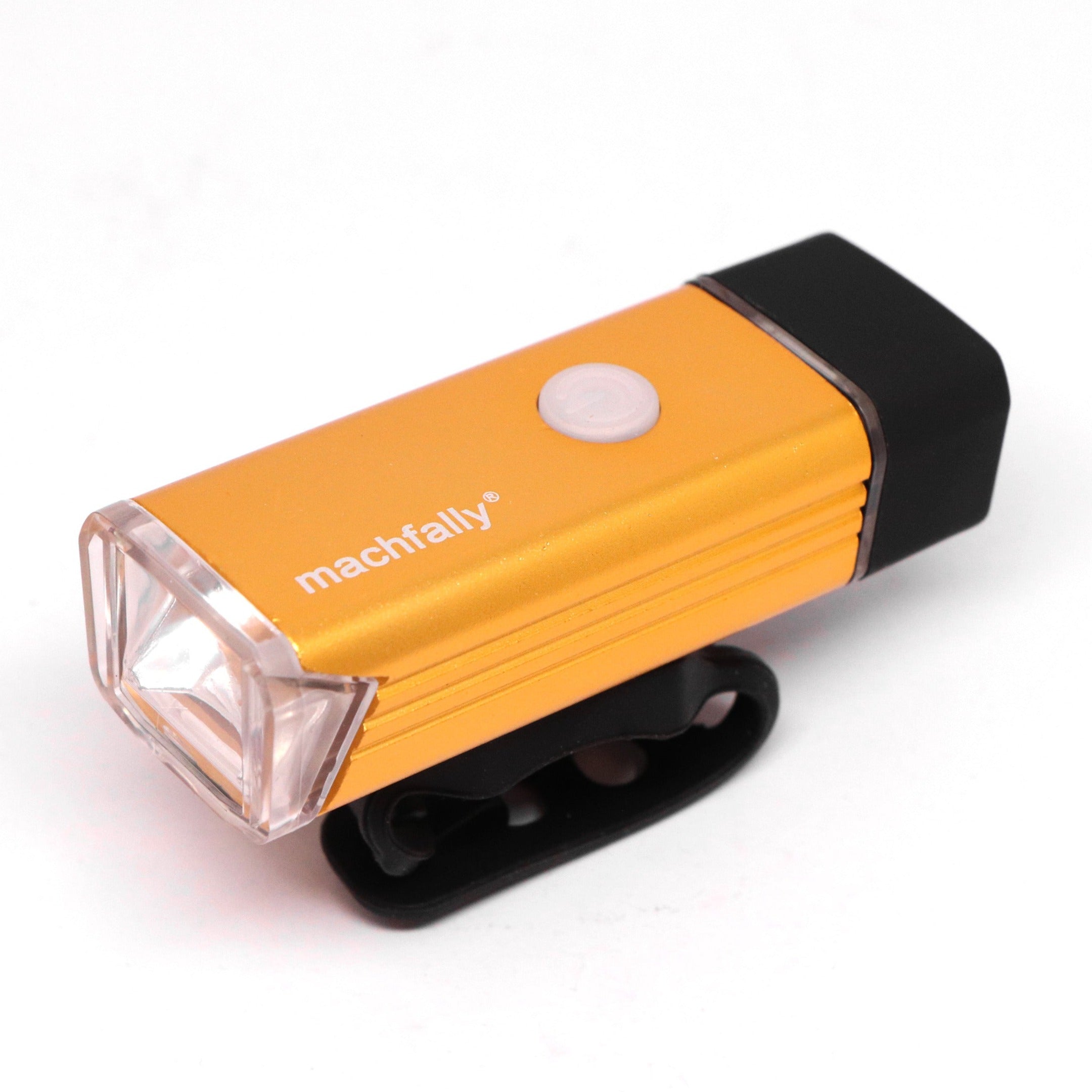 Machfally Front Light 180 Lumens Rechargeable - Gold – Supreme Bikes ...
