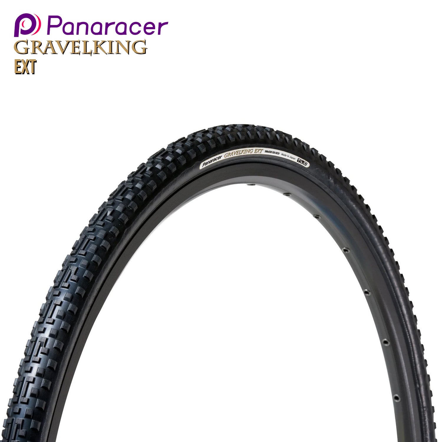 Panaracer GravelKing Ext Folding Gravel Tire - Black – Supreme Bikes ...