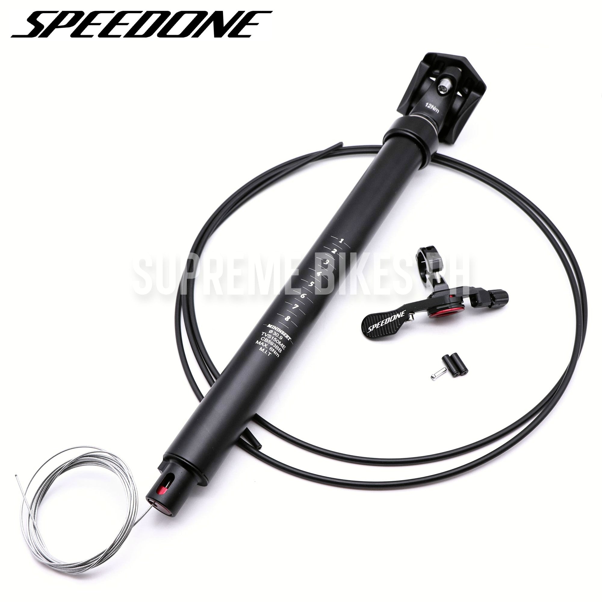 Speedone Soldier Dropper Seatpost w/ Remote Internal - 30.9mm – Supreme ...