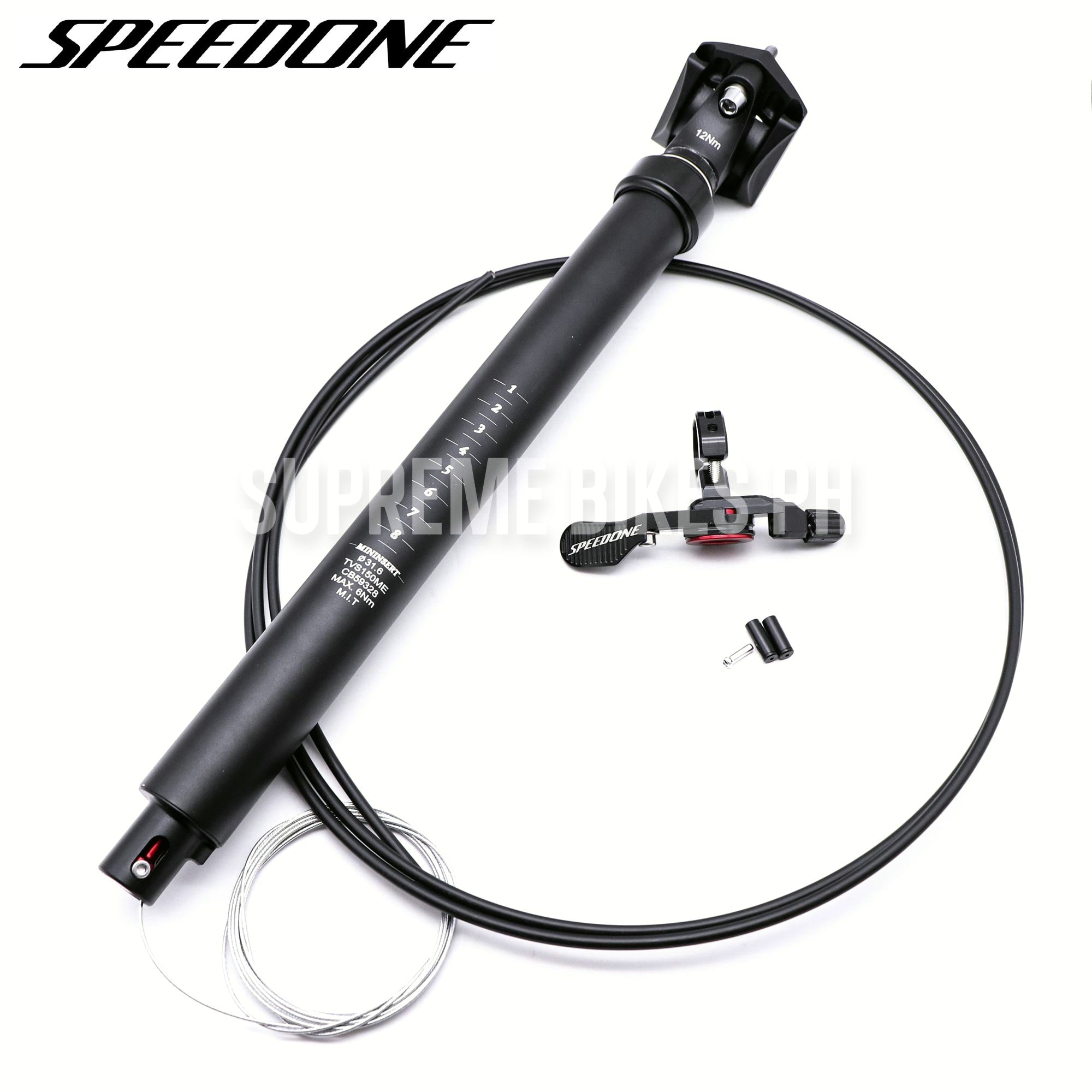 Speedone Soldier Dropper Seatpost w/ Remote Internal - 31.6mm – Supreme ...
