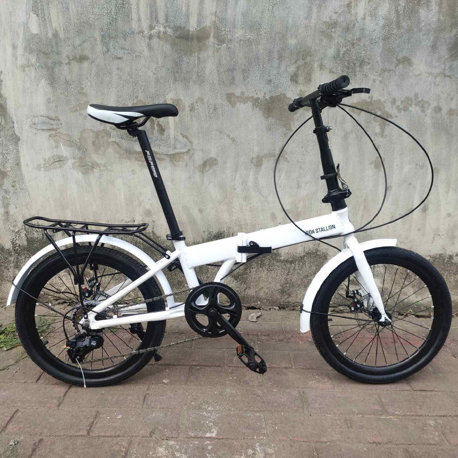 Iron Stallion Folding Bike 3x7 Speed - White – Supreme Bikes Verdana
