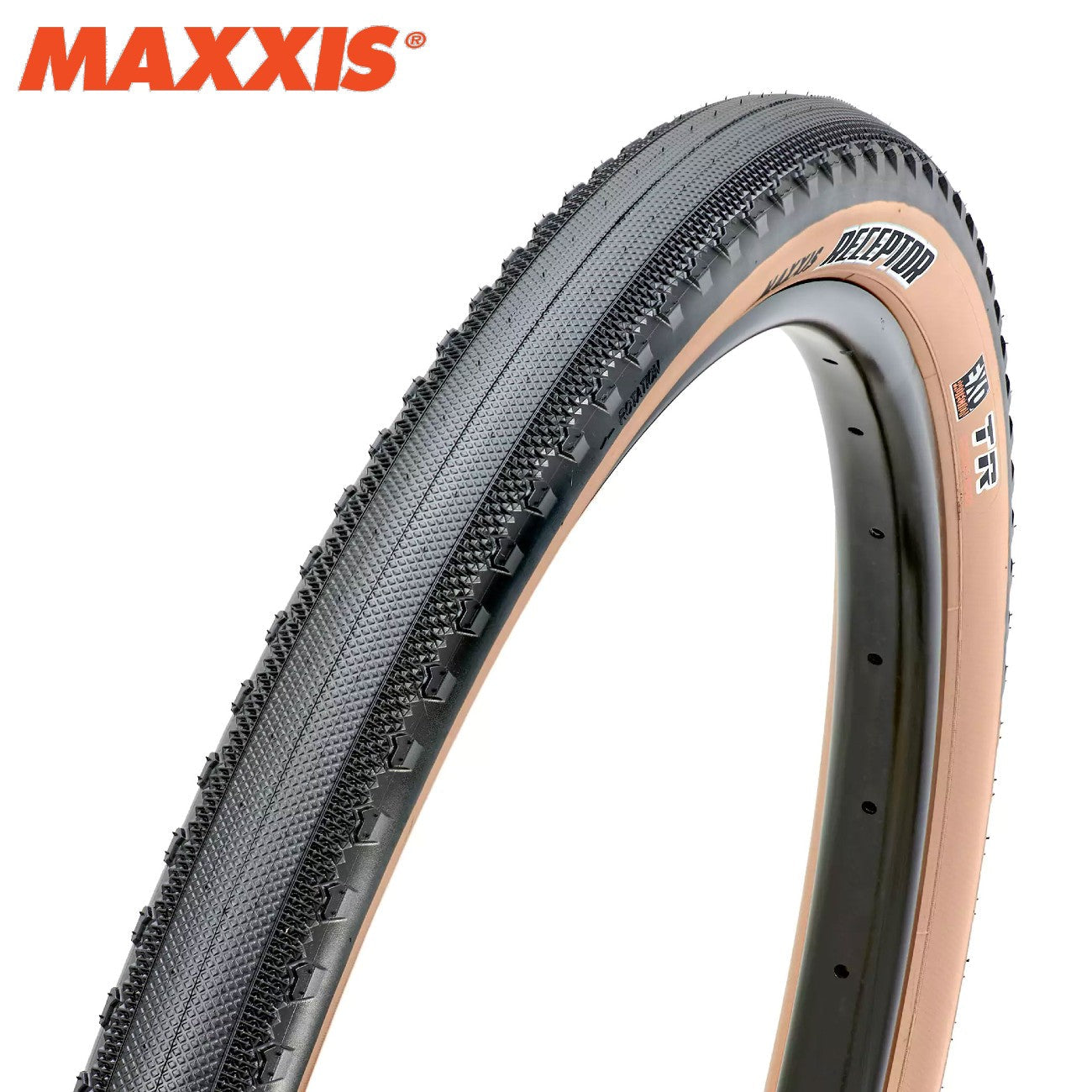 Maxxis Receptor Semi-Slick Gravel Tire 700c EXO Tubeless Ready - Tan ...